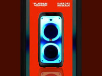 DK88 Duo Karaoke Speaker with UHF Wireless Microphones and 8” Woofer C